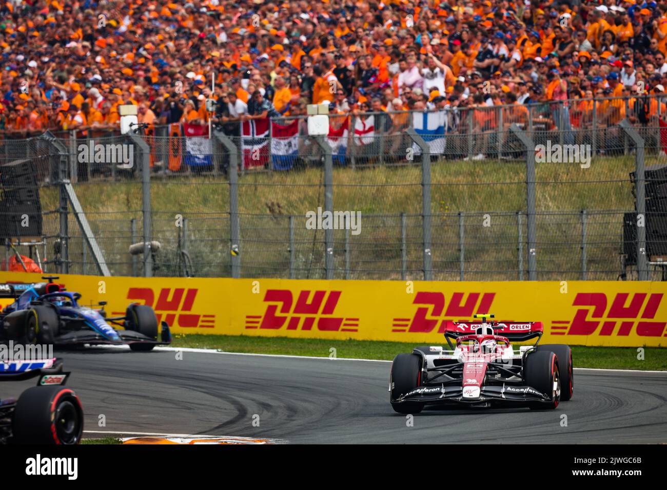 September 4, 2022, Rome, Netherlands: 24 ZHOU Guanyu (chi), Alfa Romeo ...