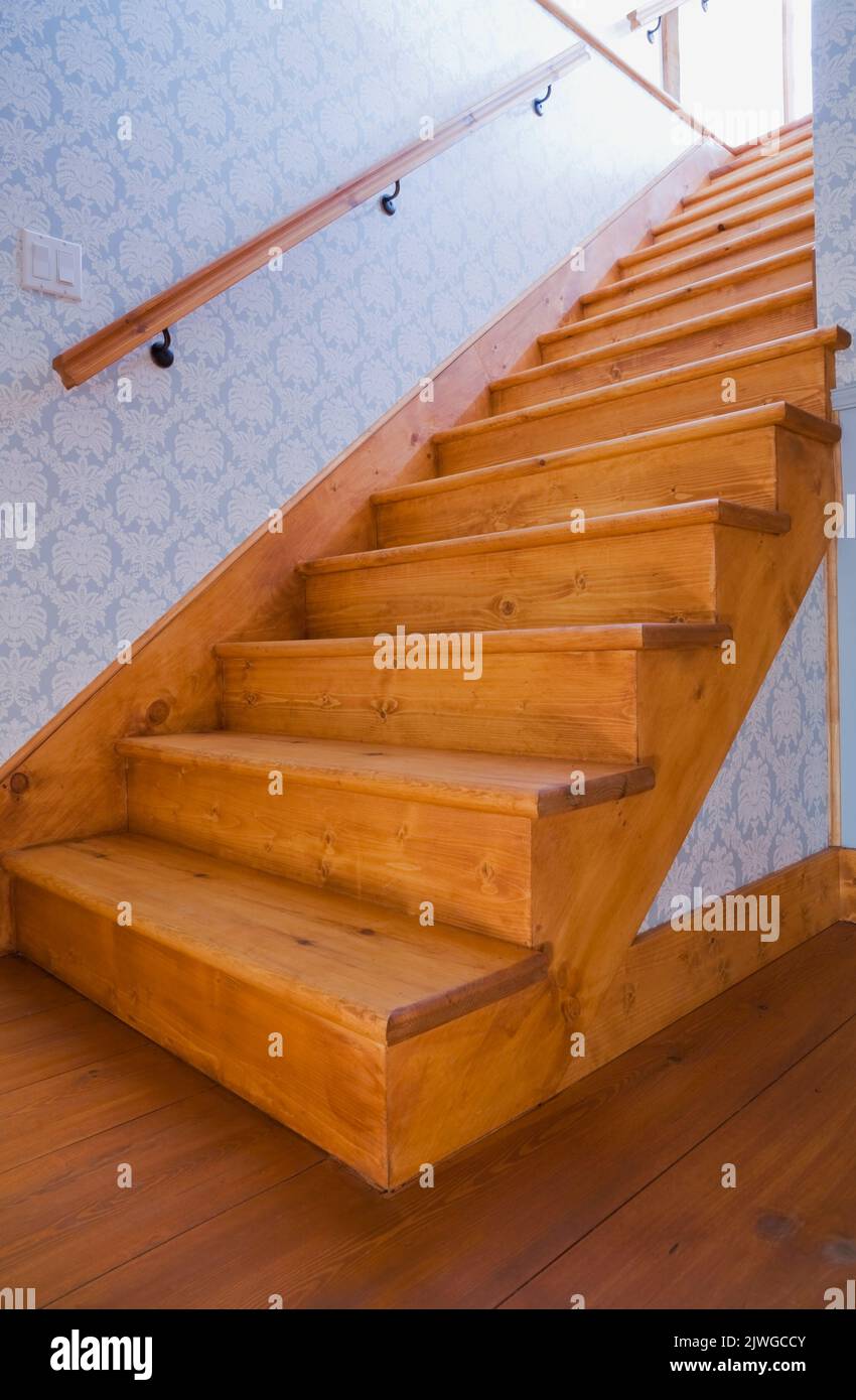 Staircase leading to basement inside extension of new old 2002 ...