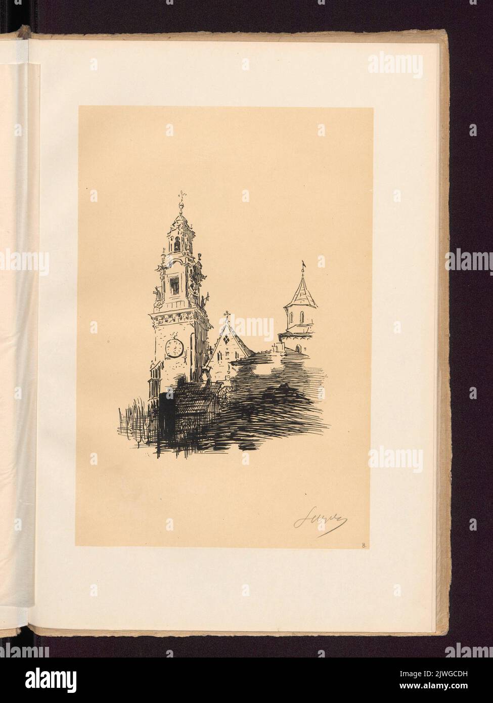 The Clock Tower (Wawel Castle). Cotty, Jan (Warszawa ; drukarnia i ...