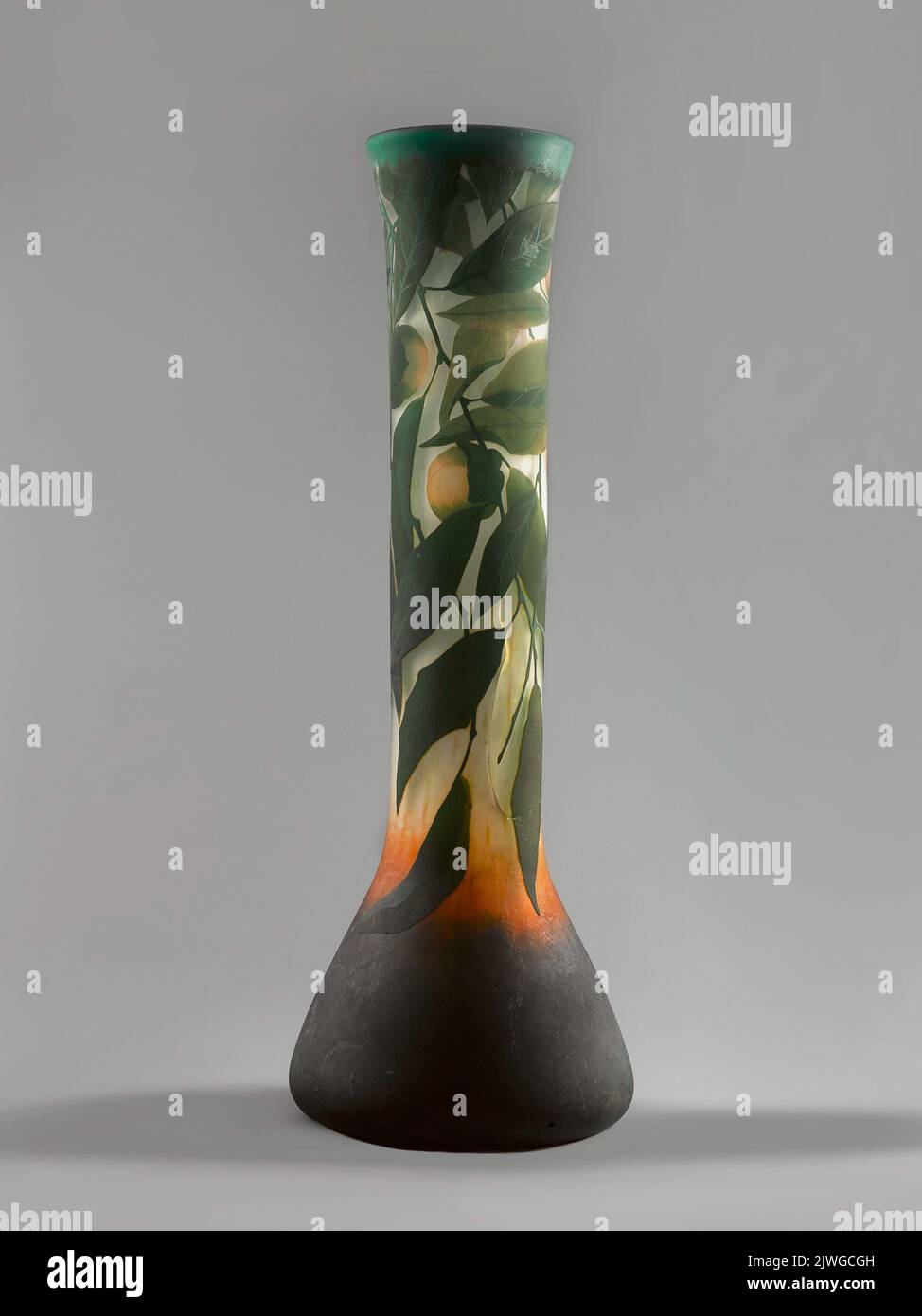 Vase. Daum Freres, glassmaking company Stock Photo - Alamy
