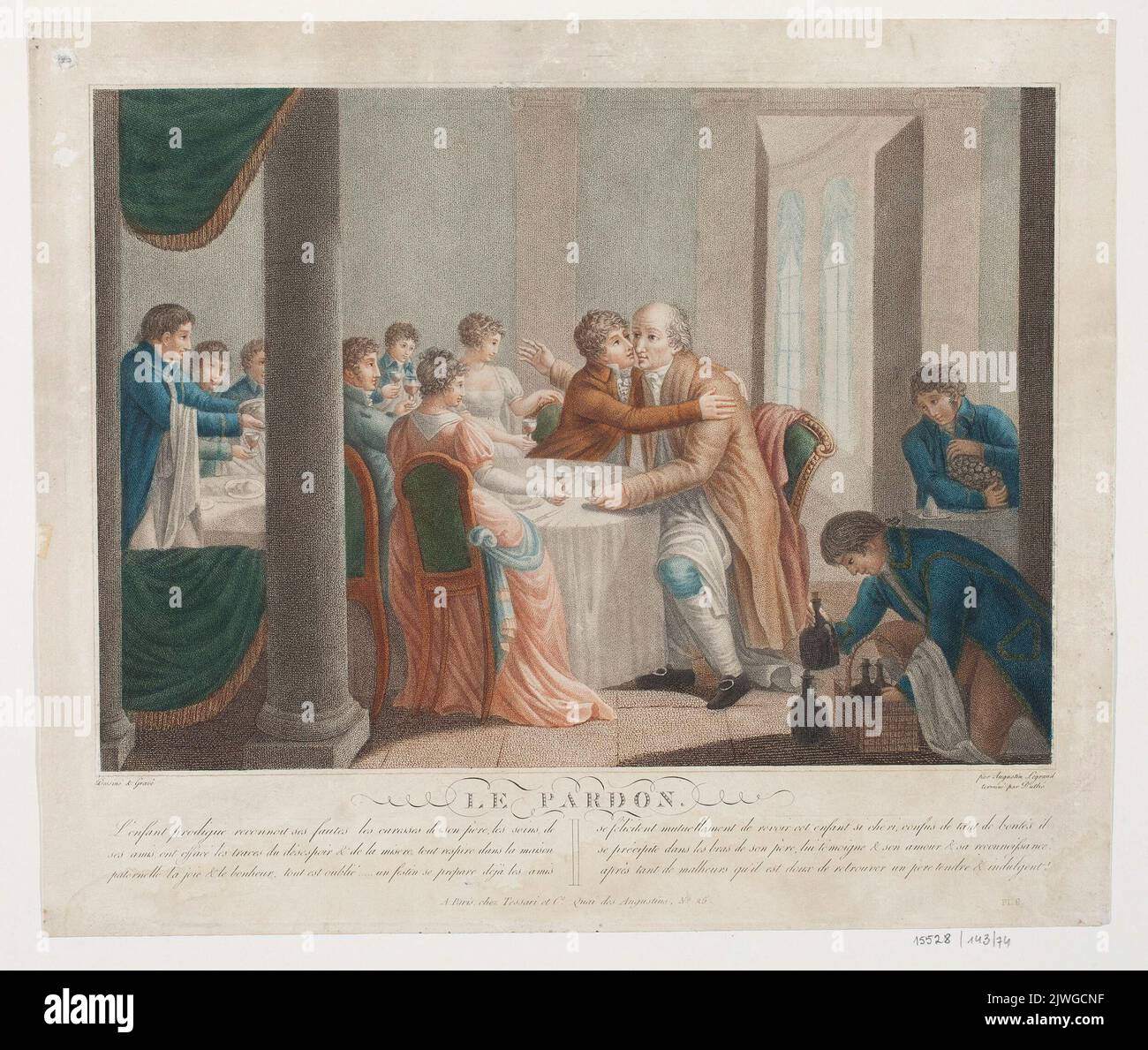 Le pardon, from the cycle the Story of the Prodigal Son. Legrand ...