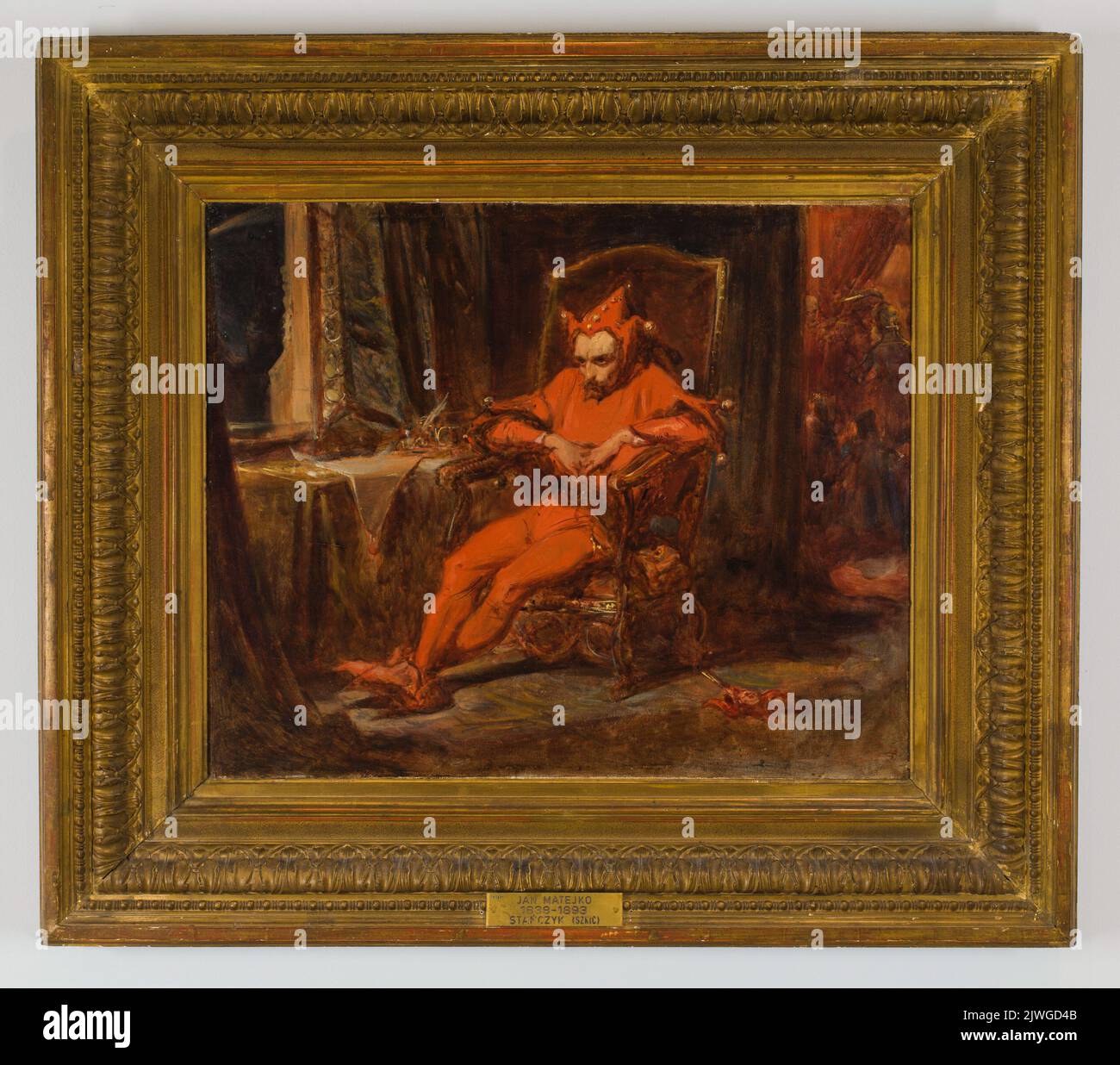 Sketch for “Stańczyk". Matejko, Jan (1838-1893), painter Stock Photo ...