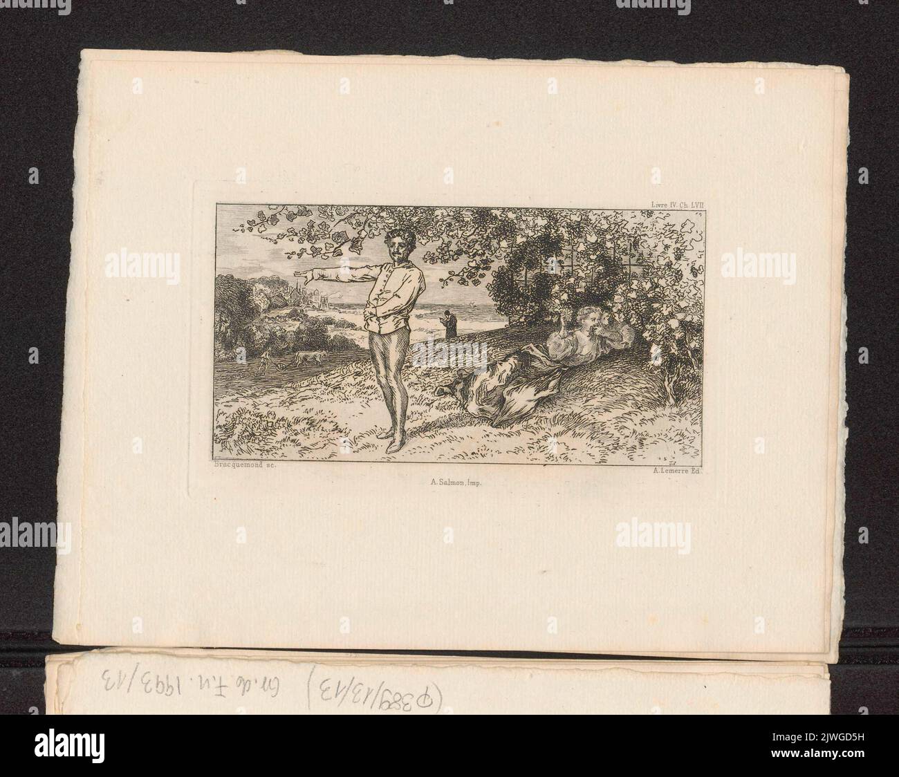 `Tout pour la trippe`, Livre IV, ch. LVII. Bracquemond, Félix (1833 ...