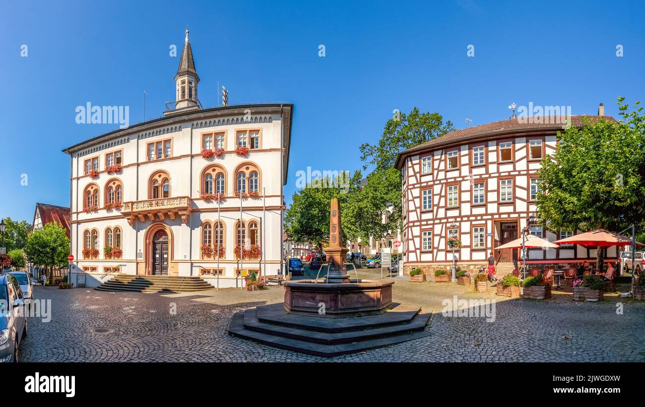 Historical city of Lich, Hessen, Germany Stock Photo - Alamy