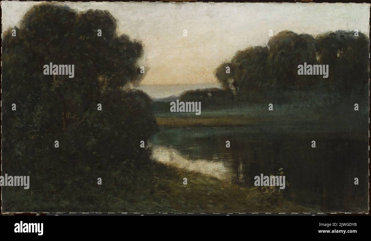 Landscape. Gierymski, Aleksander (1850-1901), painter Stock Photo - Alamy
