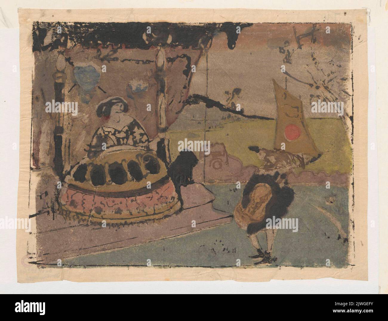 Serenade. Makowski, Tadeusz (1882-1932), graphic artist Stock Photo - Alamy