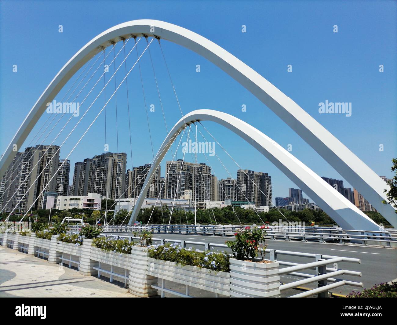 Shenzhen, China: Qianhai Landscape Stock Photo - Alamy