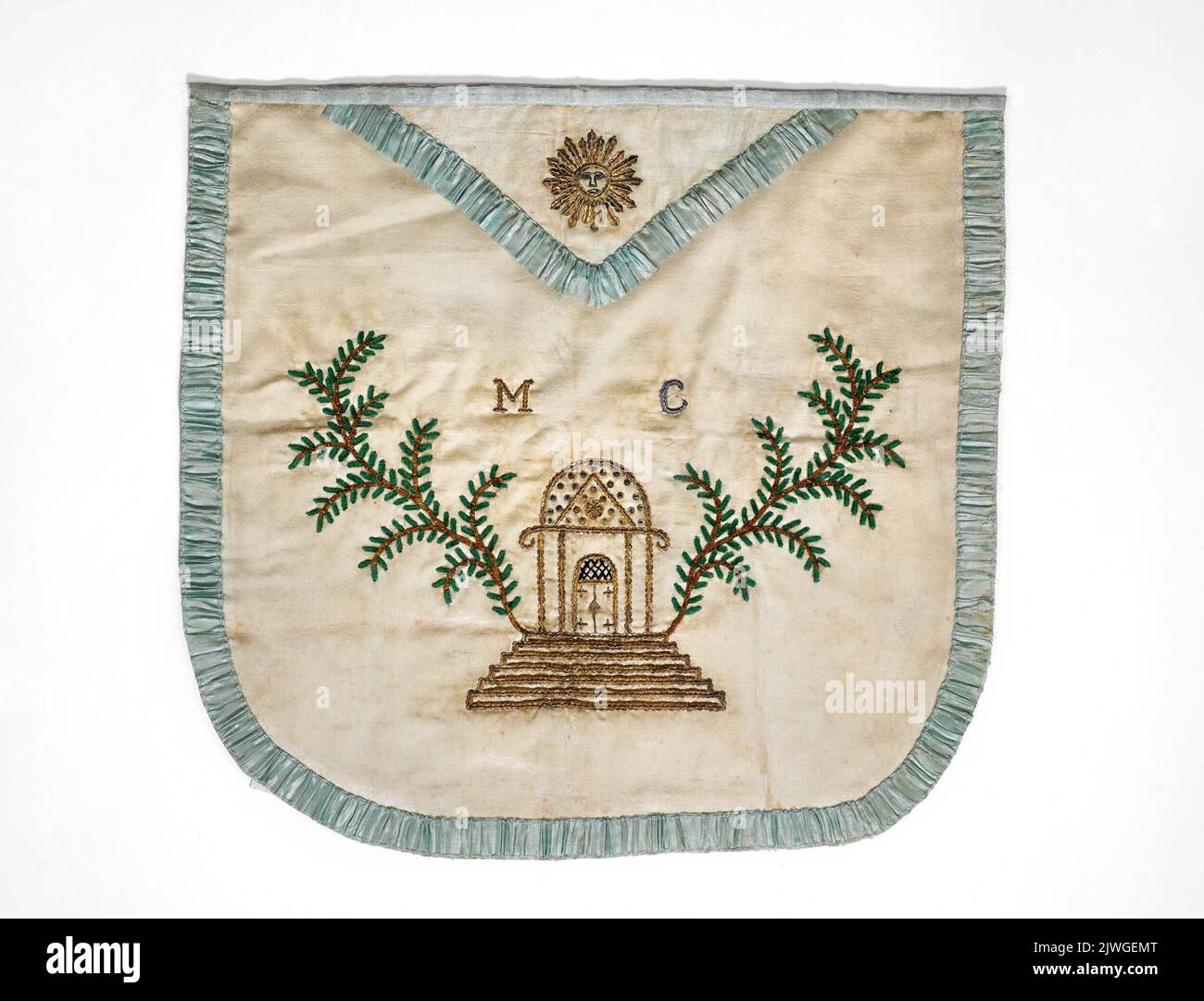 Masonic apron design hi-res stock photography and images - Alamy