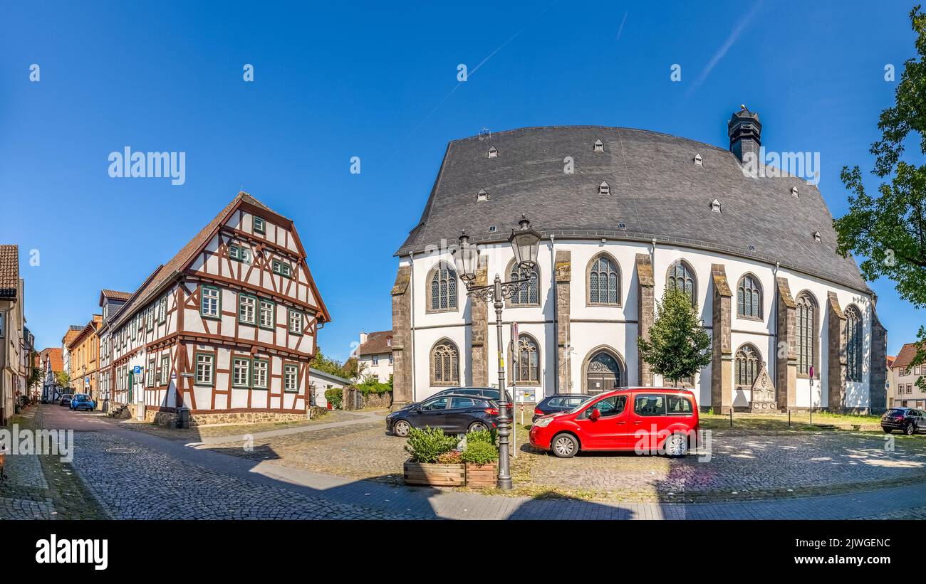Historical city of Lich, Hessen, Germany Stock Photo - Alamy