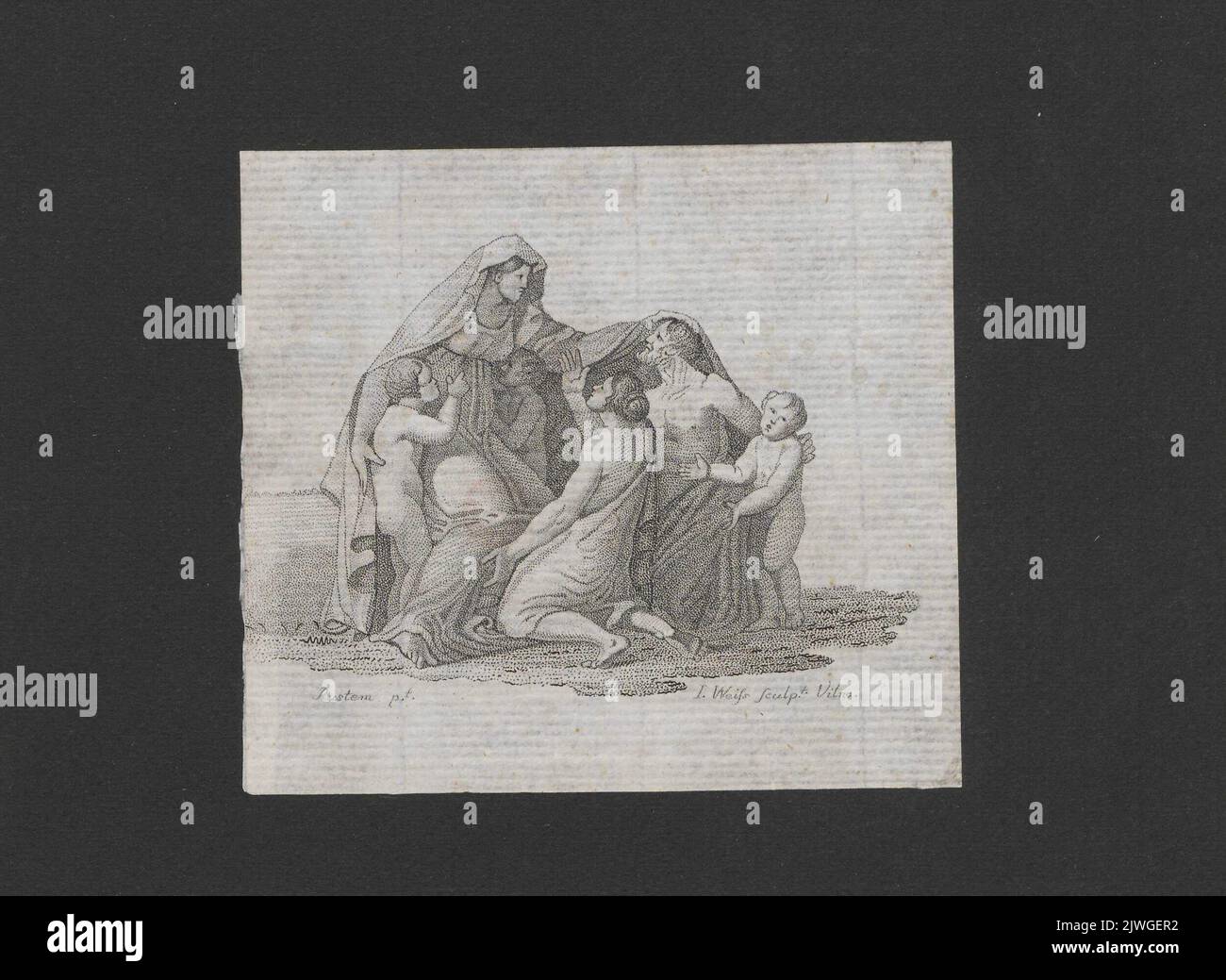 Charity. Weiss, Isidor (1774-post 1809), graphic artist, Rustem, Jan ...