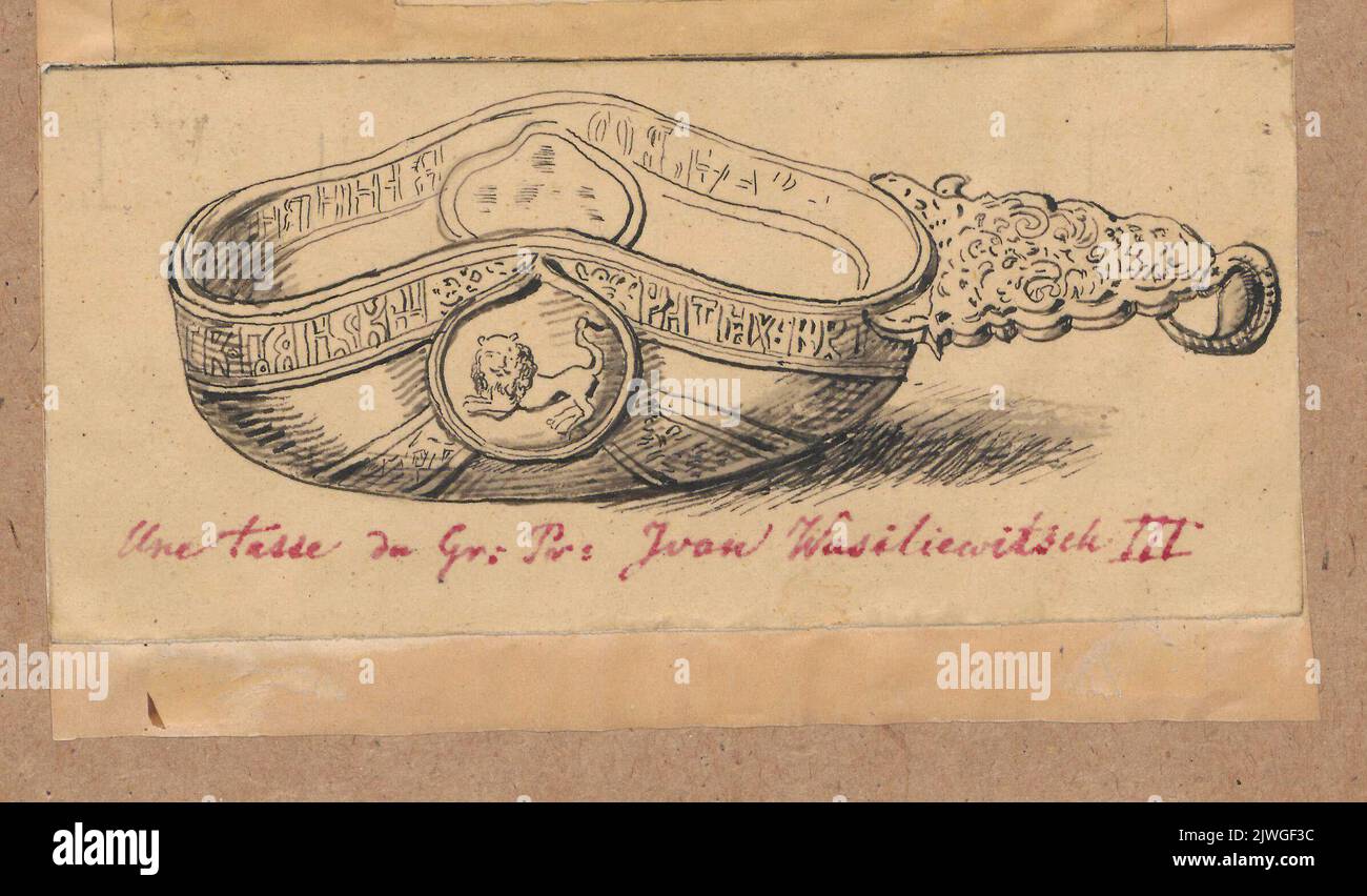 Container belonging to tsar Ivan the Terrible. Lesser, Aleksander (1814 ...