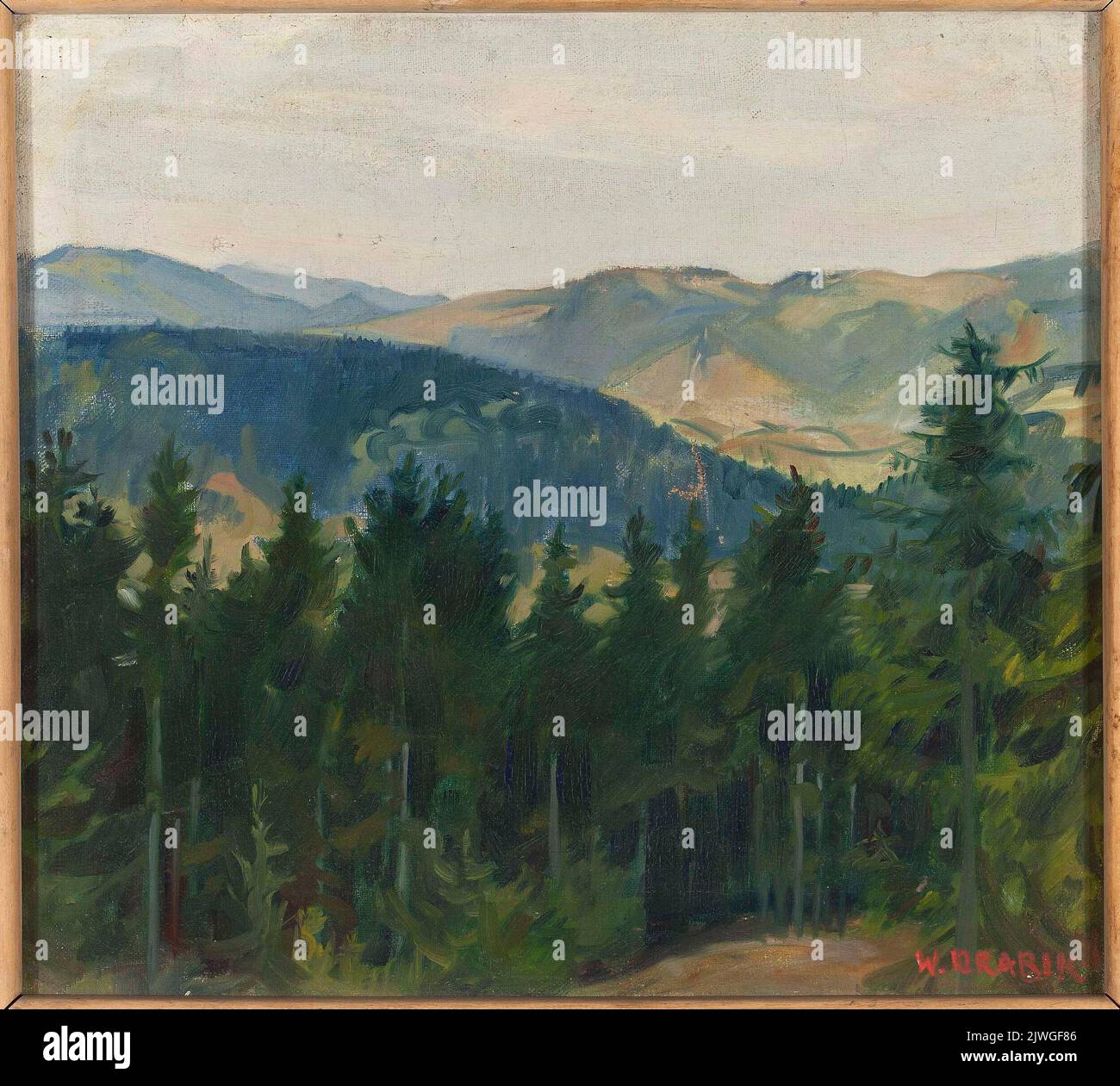 Mountainscape. Drabik, Wincenty (1881-1933), painter Stock Photo - Alamy