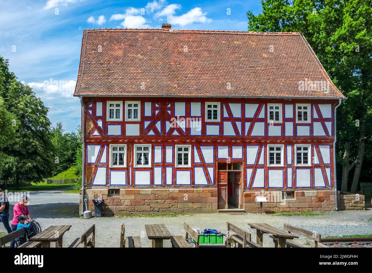 Open air museum hessian park hi-res stock photography and images - Alamy