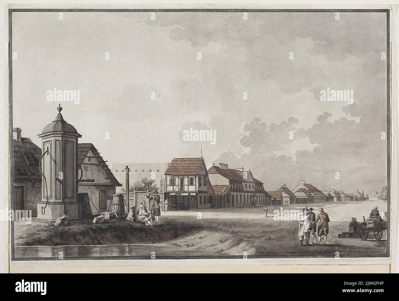 View of Solec (?). Vogel, Zygmunt (1764-1826), painter Stock Photo - Alamy