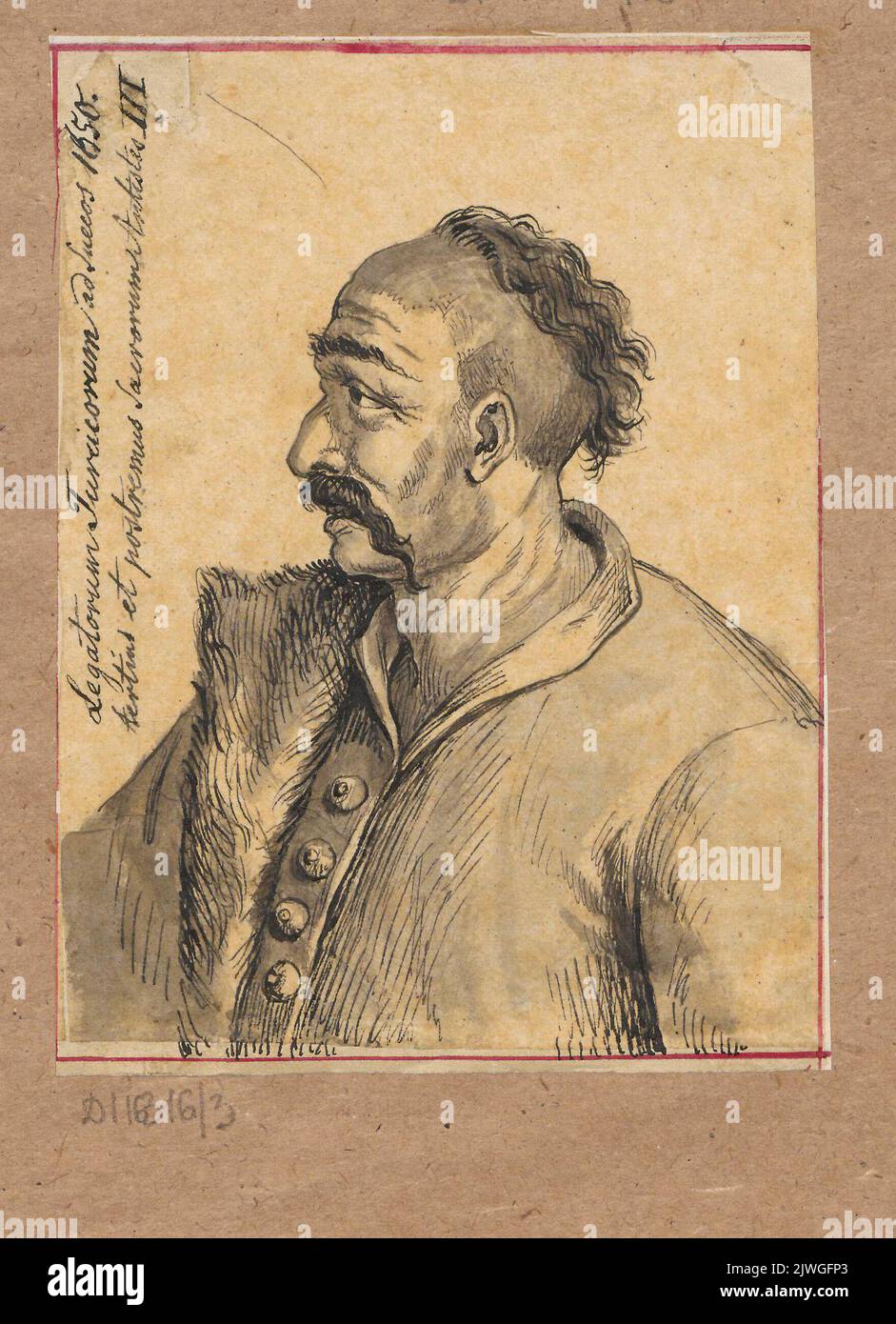 Portrait of Tatar Morza, according to print from c. 1650. Lesser ...