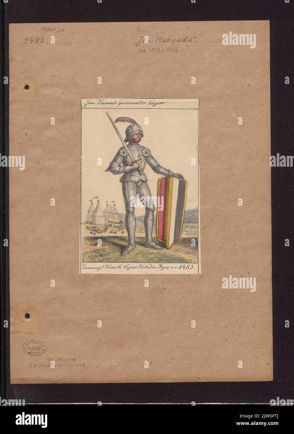 Hungarian leader and voivode of Transylvania John Hunyadi (János ...