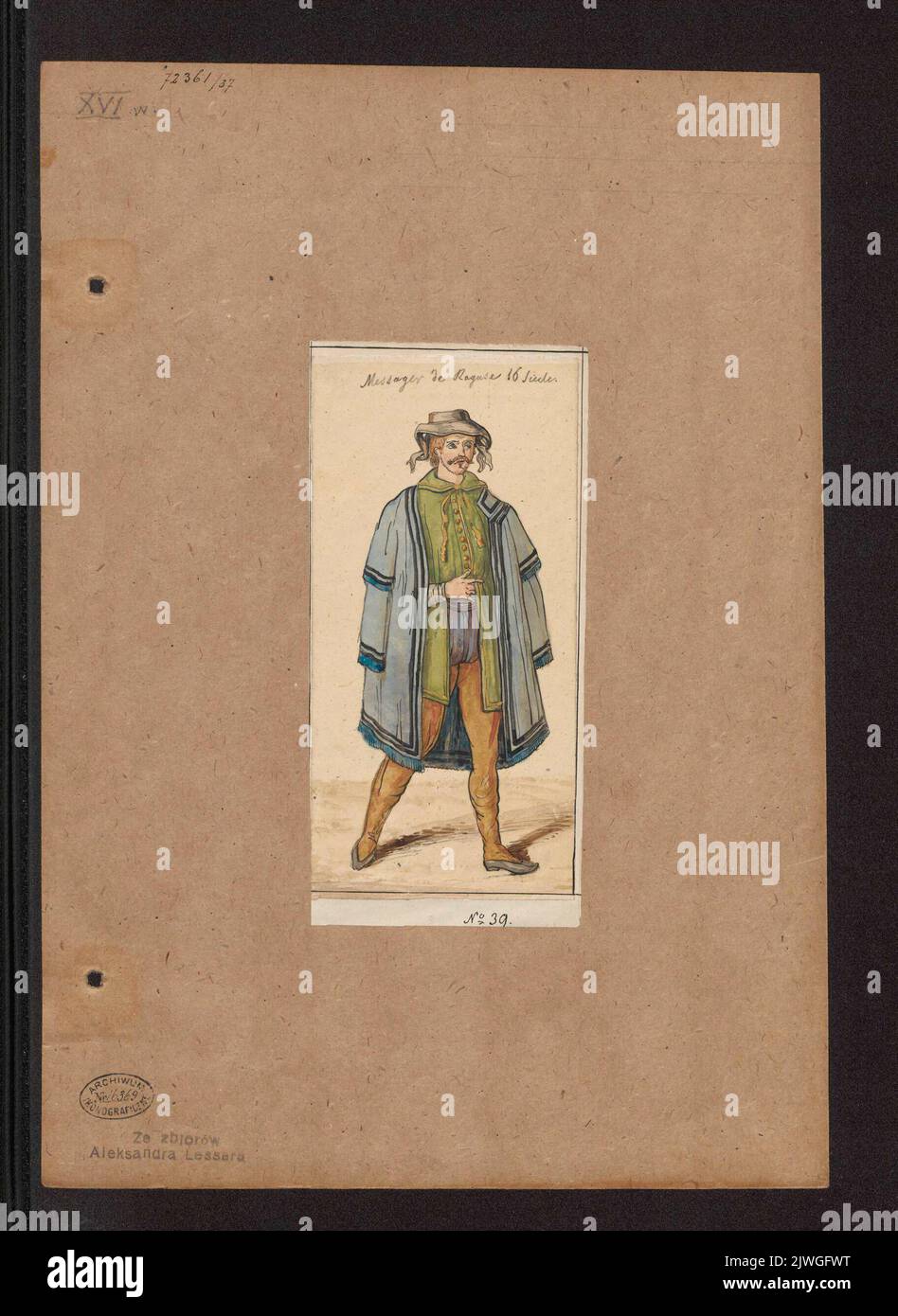 Man (Hungarian?) in attire from the 2nd half 16th century. Lesser ...