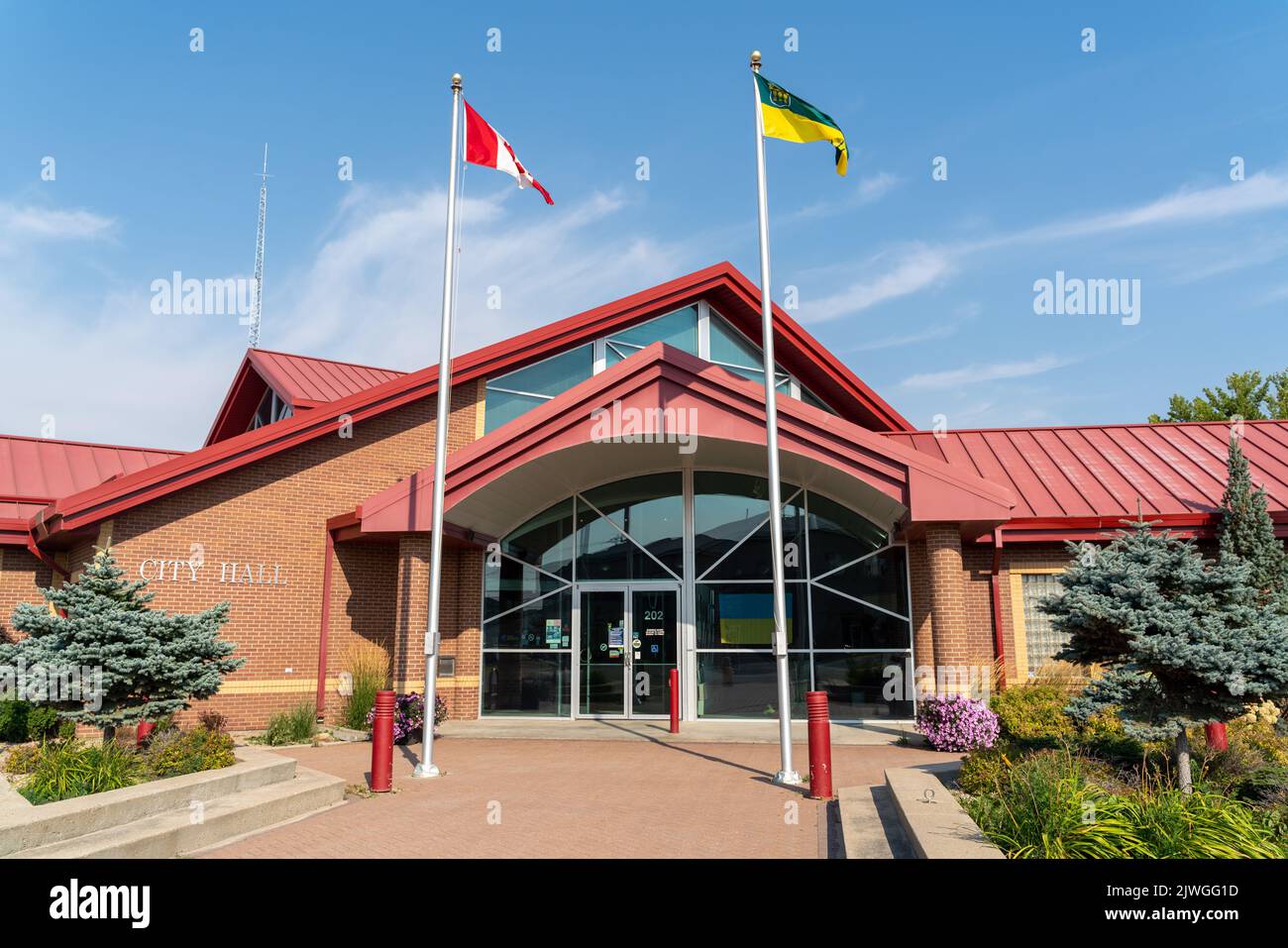 The Melfort City Hall is photographed in Melfort, Sask., Monday, Sept ...