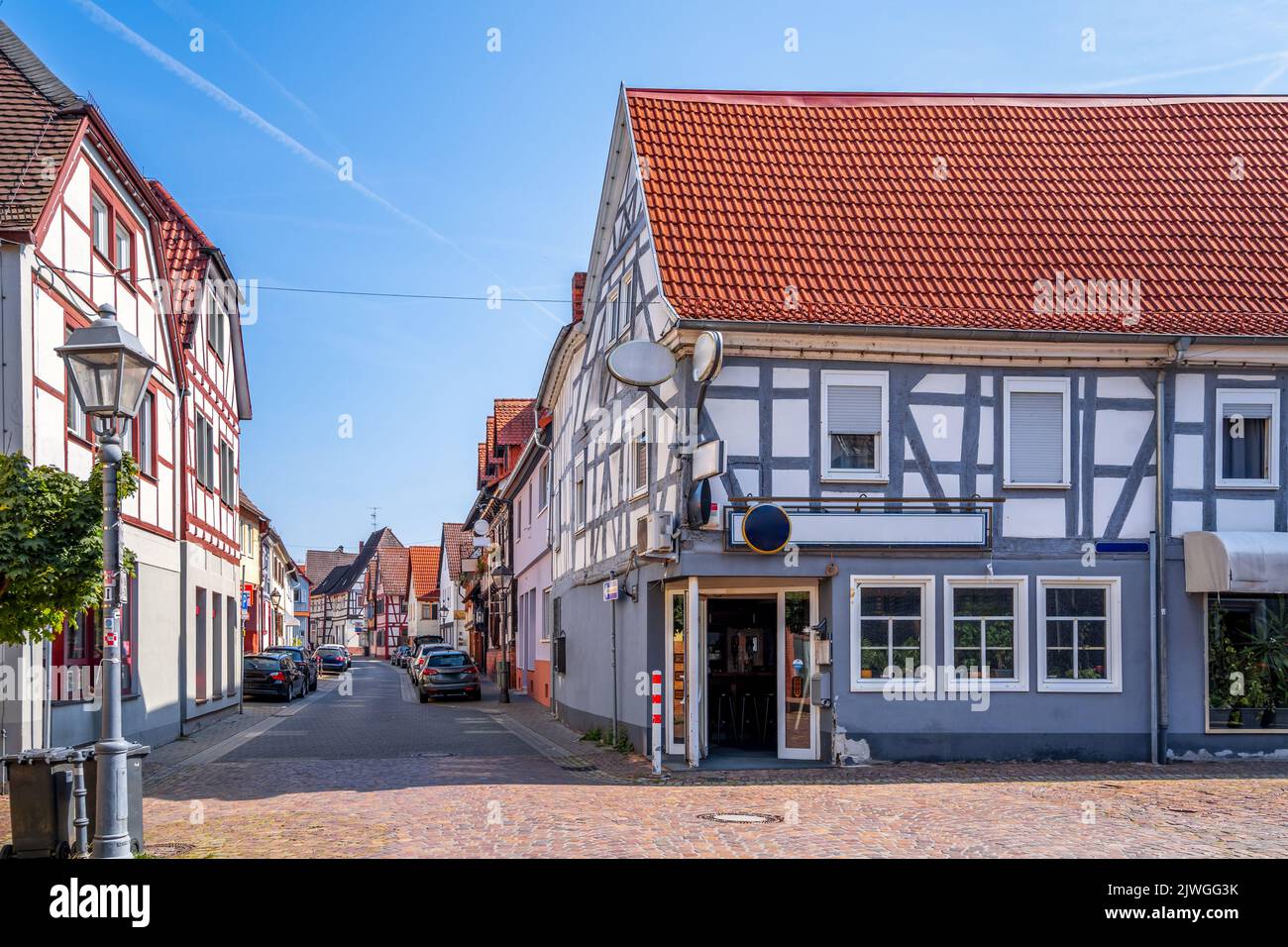 Historical city of Nidderau, Hessen, Germany Stock Photo - Alamy