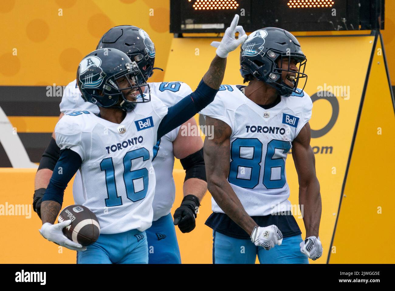 September 5, 2022, Hamilton, ON, CAN: Toronto Argonauts wide receiver ...