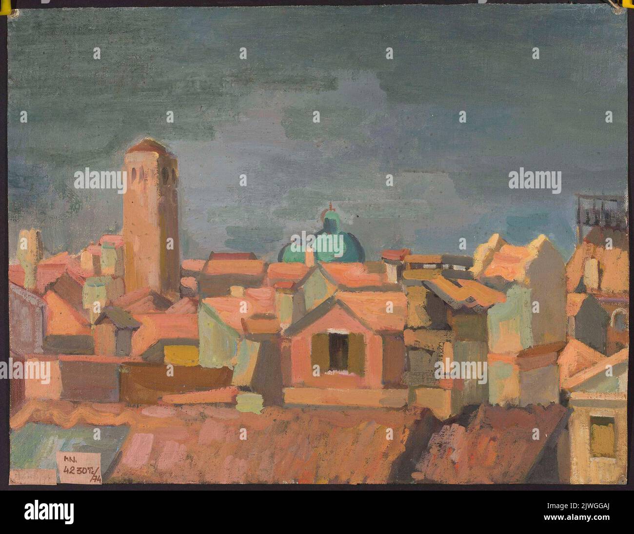 View of an Italian city. Bartoszek, Franciszek (1910-1943), painter ...