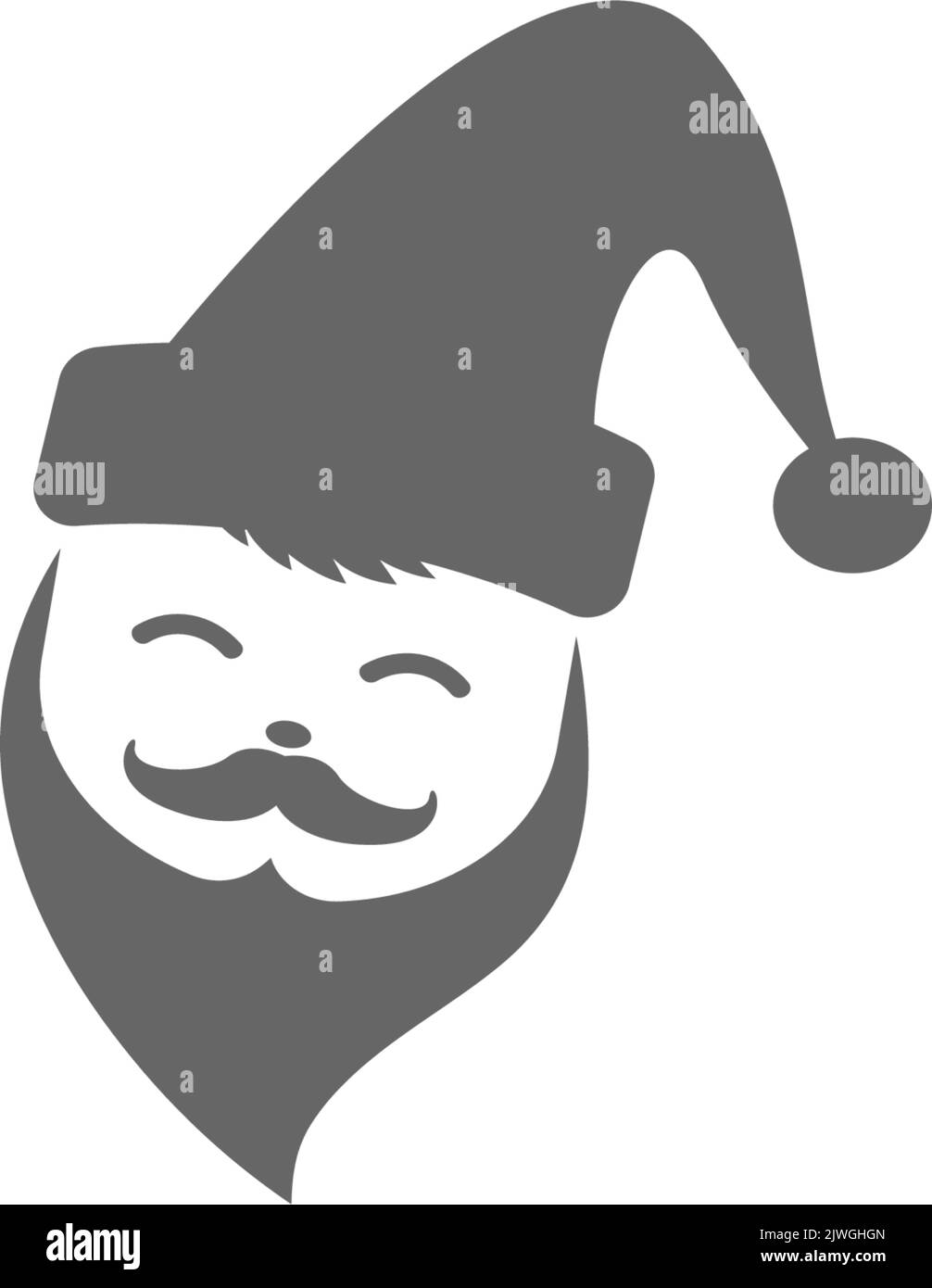 Santa Claus vector icon illustration design Stock Vector Image & Art ...