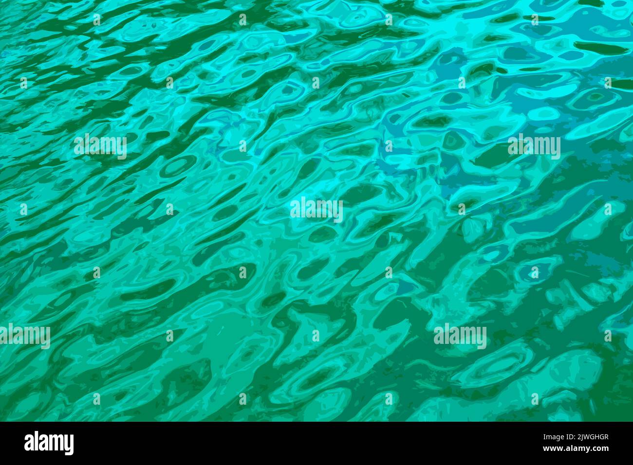 Vector illustration of water ripple texture background. Wavy water ...