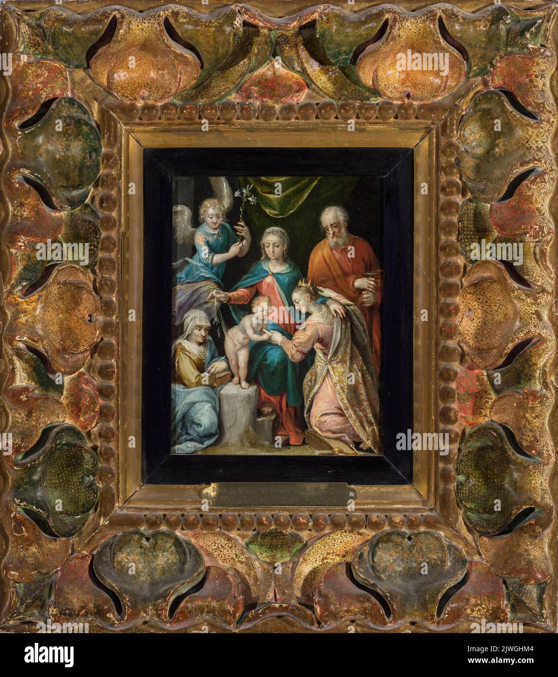 Mystical marriage of St. Catherine. Ravesteyn, Dirk de Quade van (1565/ ...
