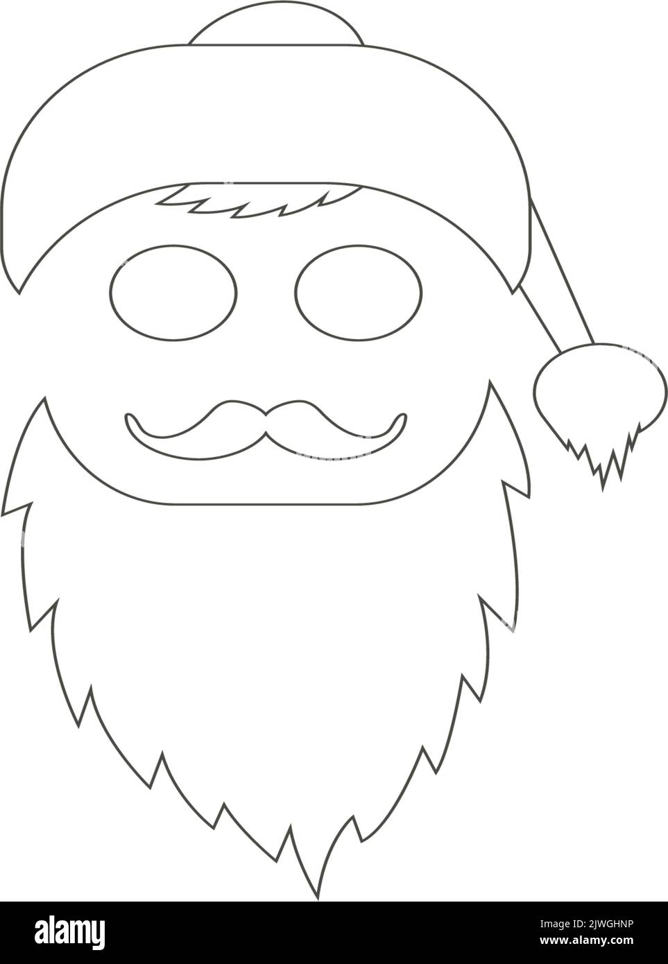 Santa Claus vector icon illustration design Stock Vector Image & Art ...