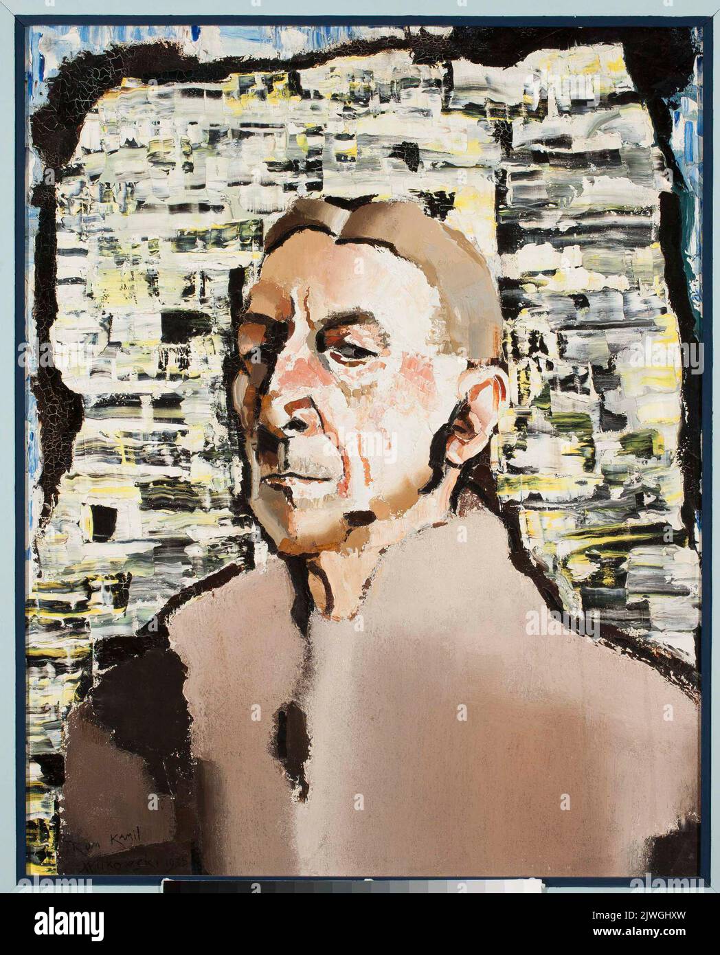 Self-portrait. Witkowski, Romuald Kamil (1876-1950), painter Stock ...