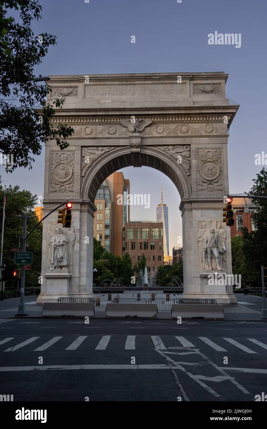 George washington bridge flag hi-res stock photography and images - Alamy