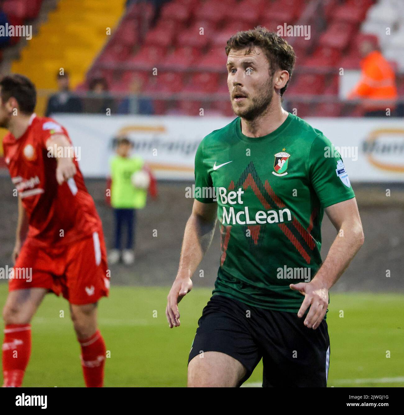 Shamrock Park, Portadown, County Armagh, Northern Ireland, UK. 26 Aug ...