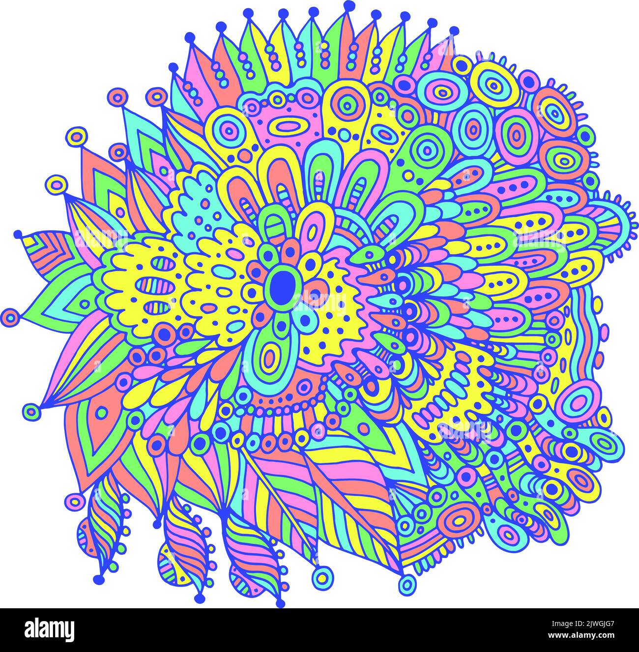 Trippy flowers Cut Out Stock Images & Pictures - Alamy