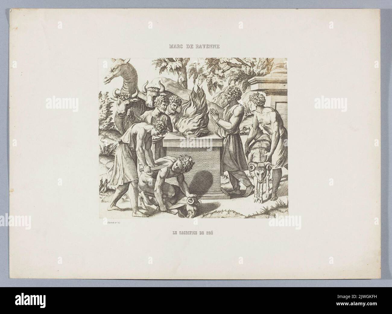 Photograph of print: Marcantonio Raimondi (c. 1470 or 1482 - 1527 or ...