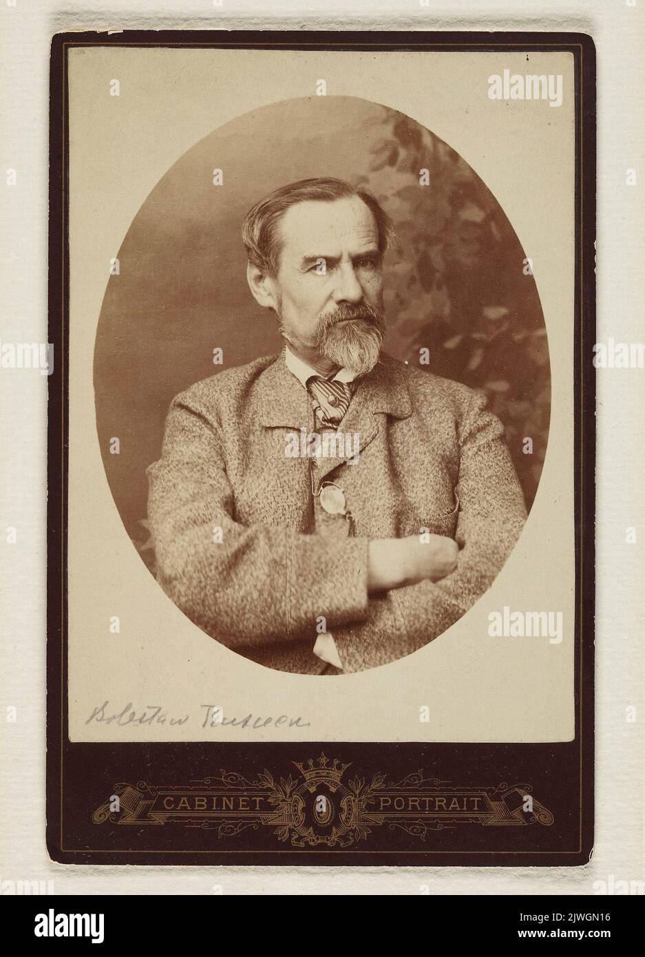 Portrait of Bolesław Rusiecki (1824-1913) painter, collector ...