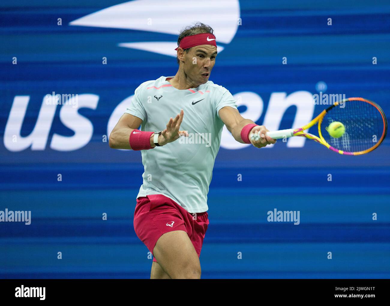 New York, USA. Sept. 5, 2022; New York, NY, USA; Rafael Nadal (ESP) in ...