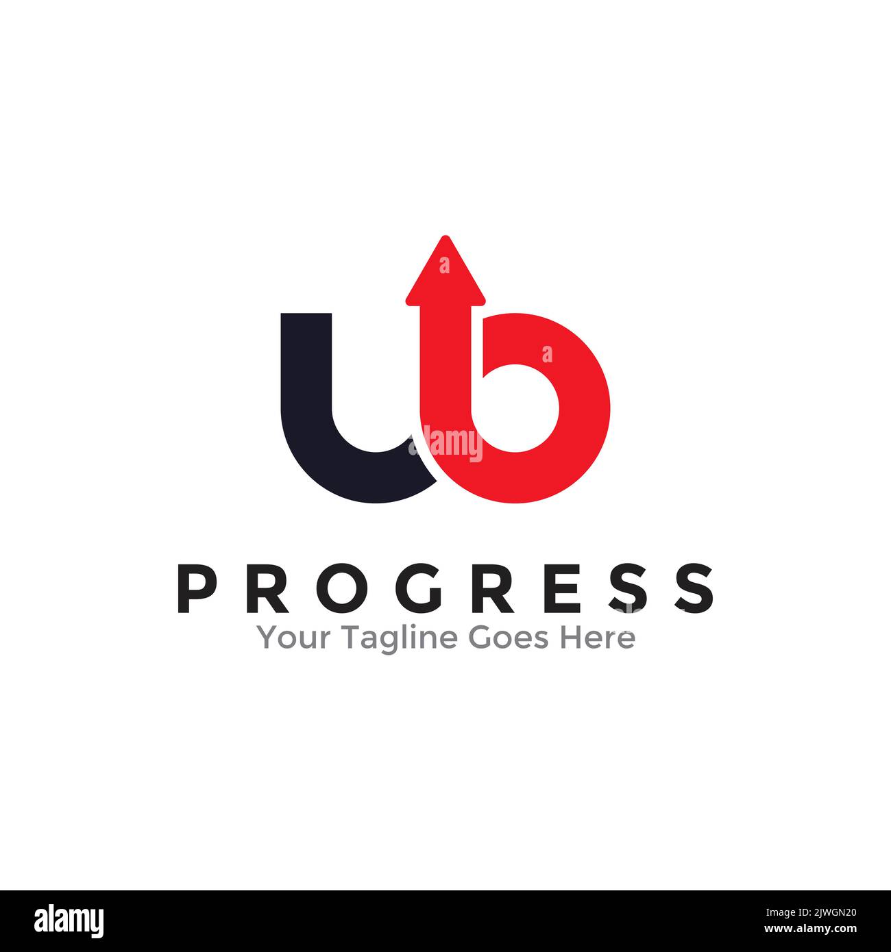Abstract Progress Logo Template Design. Creative arrow up logo, growth ...