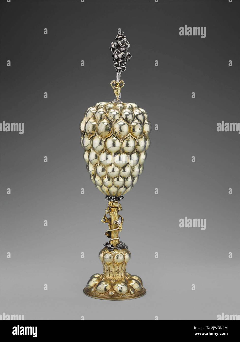 Pineapple-shaped cup. Müllner, Michael (fl. 1612-1650), goldsmith Stock ...