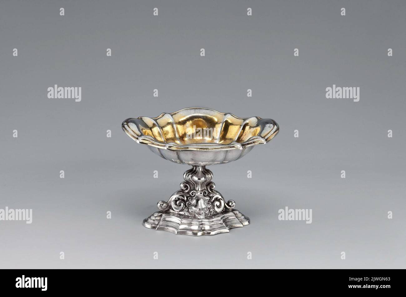 Neo-rococo salt cellar. Schreider, Edward (fl. ca 1858-ca 1872 ...