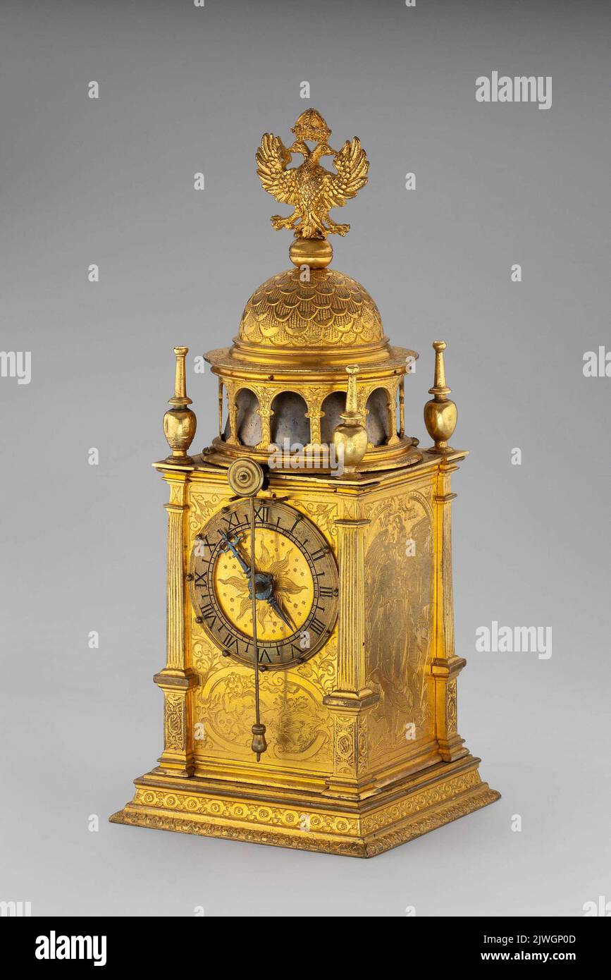 Tower clock with Samuel Łaski’s coat of arms. unknown, author Stock ...
