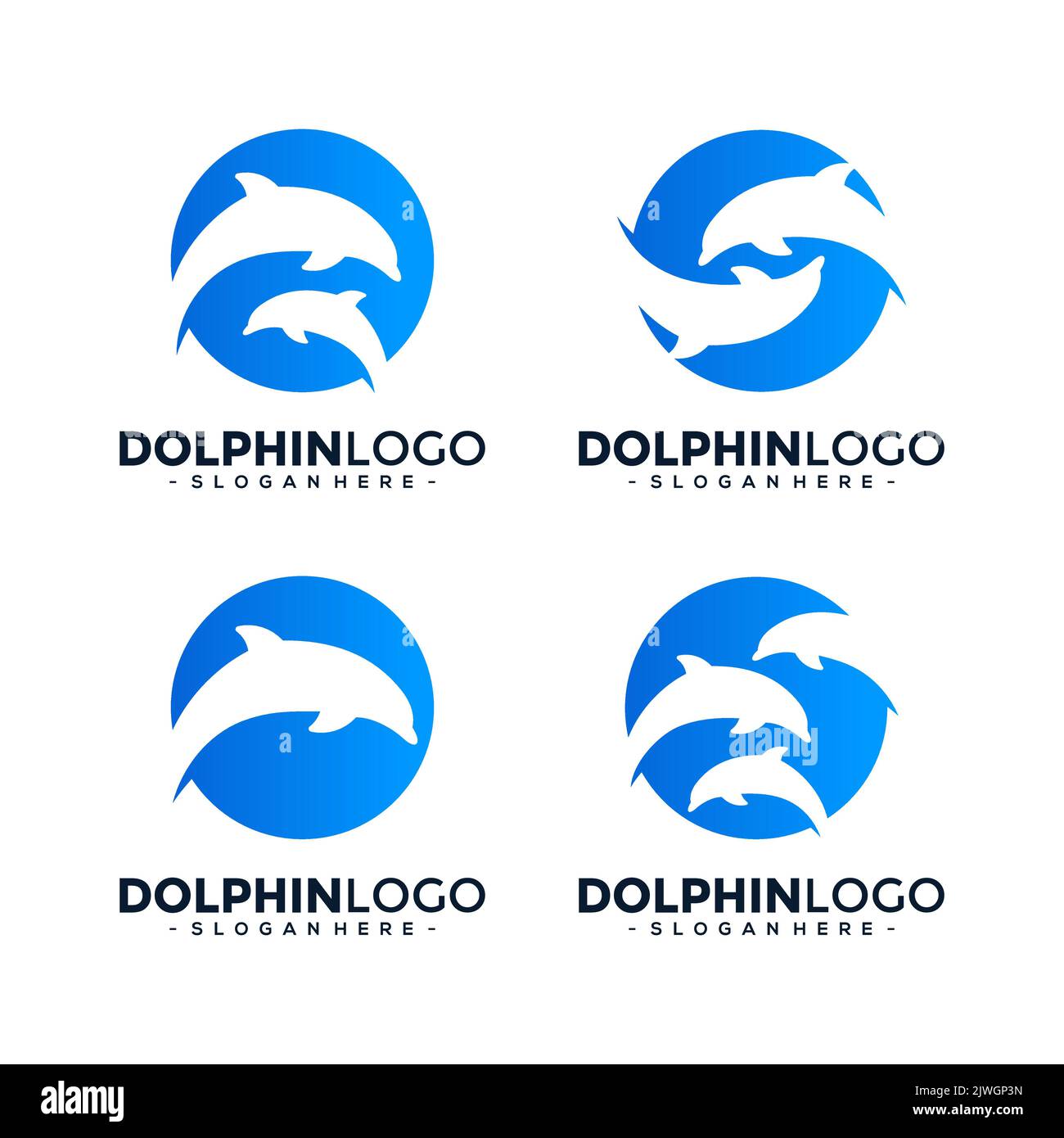Set of dolphin logo vector Stock Vector Image & Art - Alamy Set of dolphin logo vector Stock Vector Image & Art - Alamy
