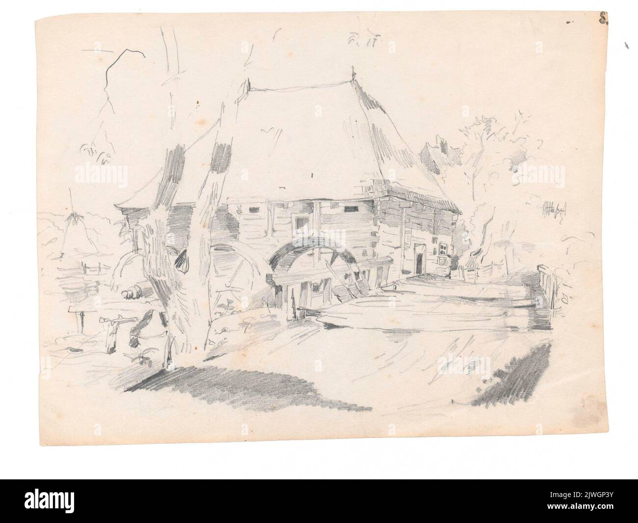 Water mill tool Cut Out Stock Images & Pictures - Alamy