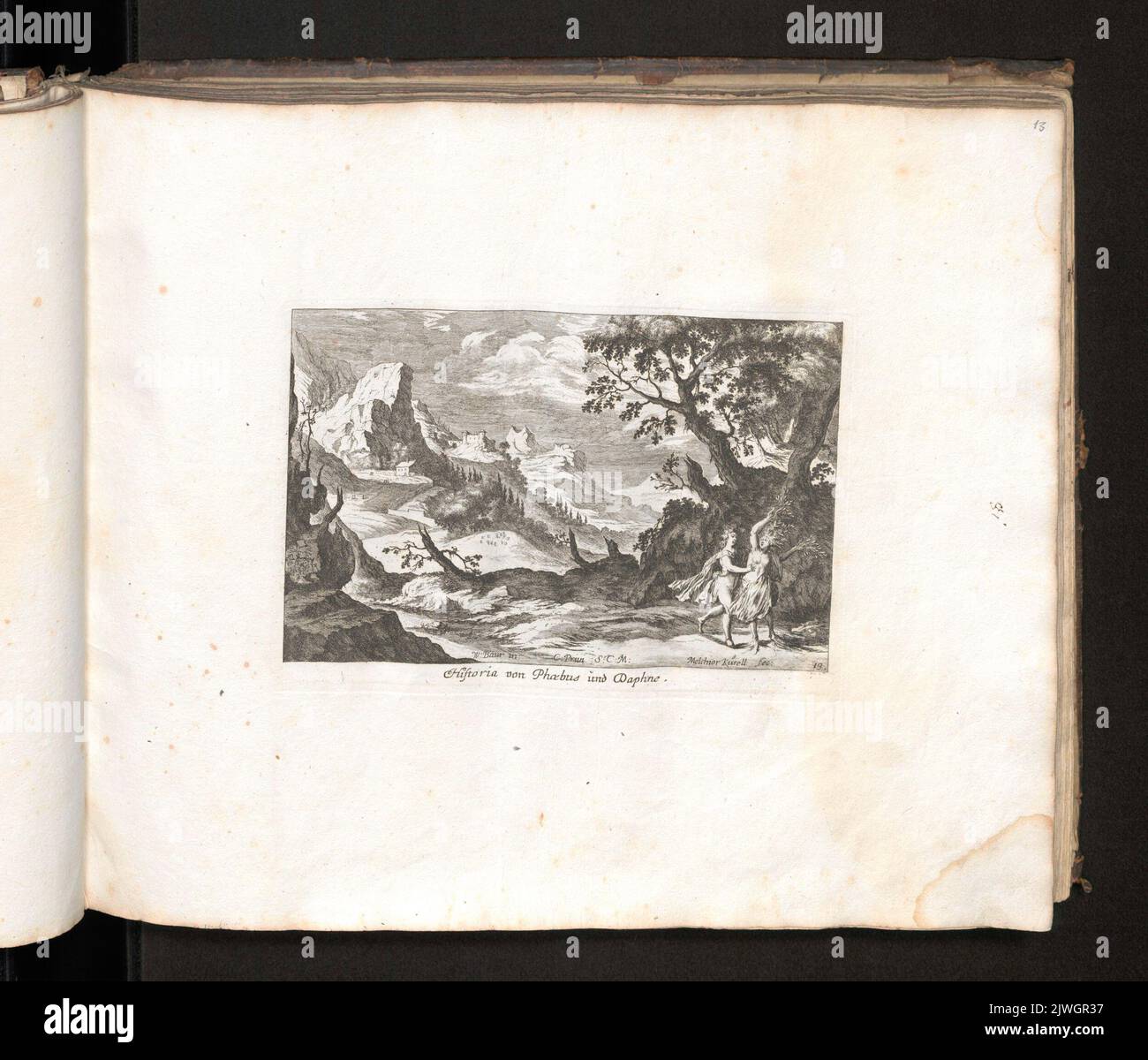 Historia von Phoebus und Daphne. Küsel, Melchior I (1626-1683), graphic ...