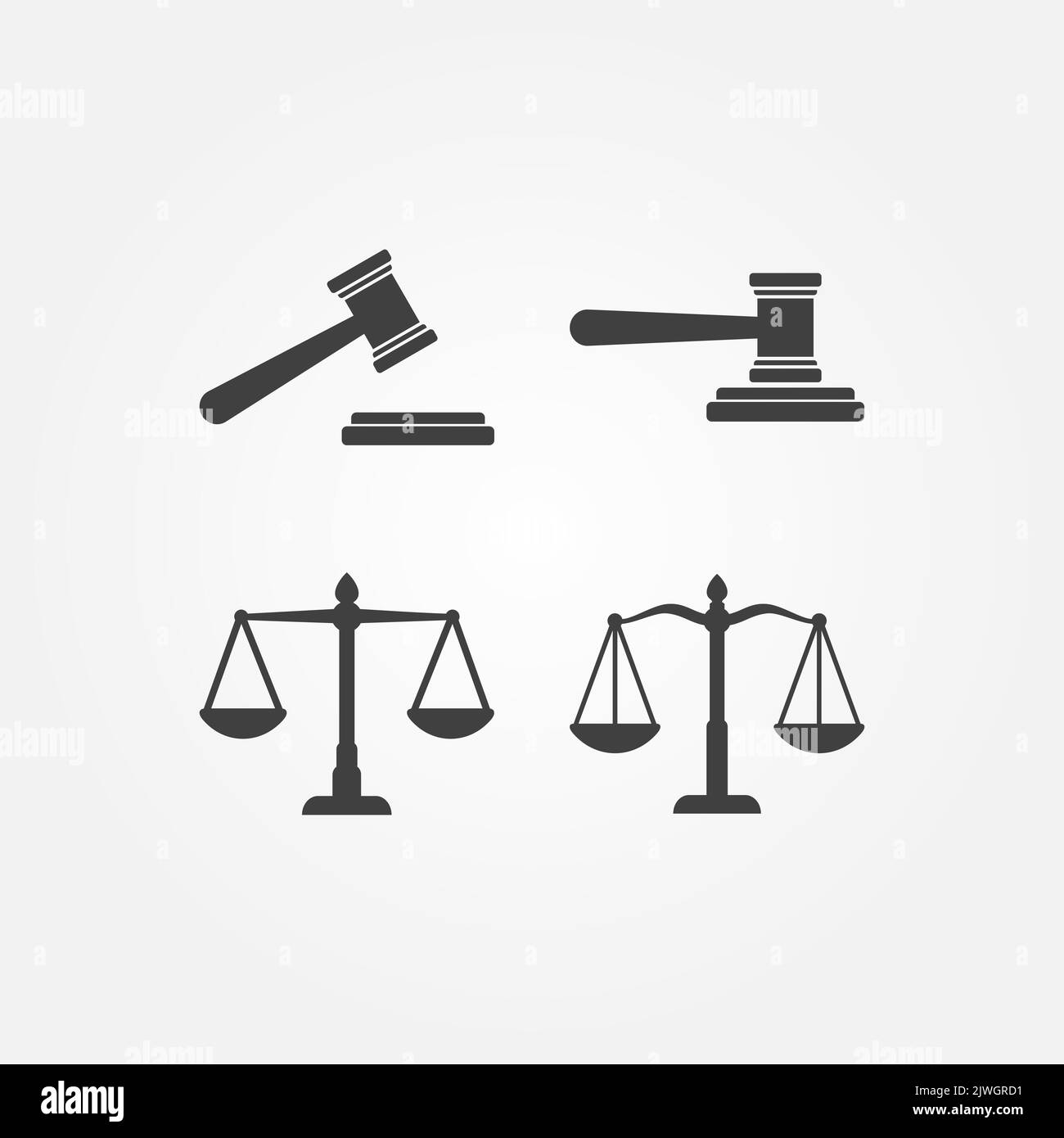 Set of Law Firm icon vector Stock Vector Image & Art - Alamy