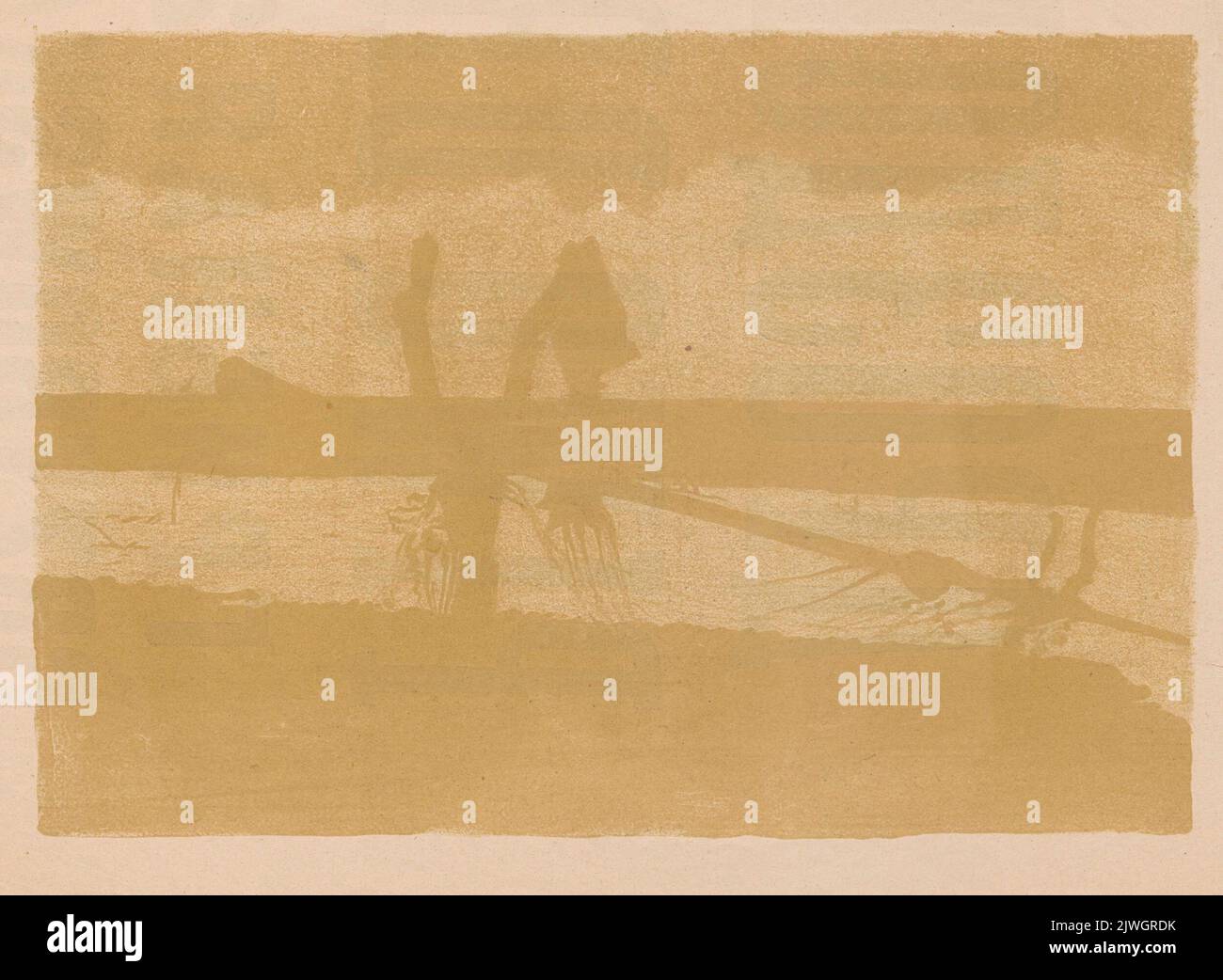 Old Gdynia. Łopieński, Ignacy (1865-1941), graphic artist Stock Photo ...