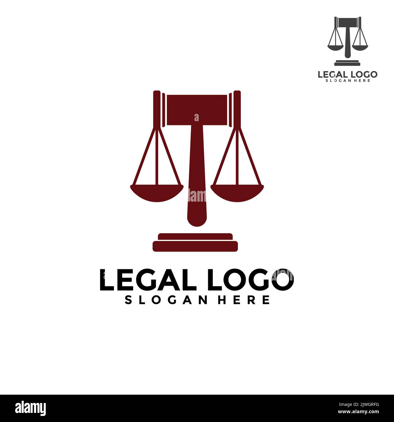 Law Firm Logo Template Design. Legal logo vector concept Stock Vector ...