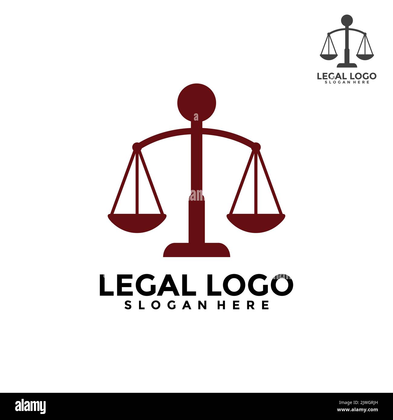Law Firm Logo Template Design. Legal logo vector concept Stock Vector ...