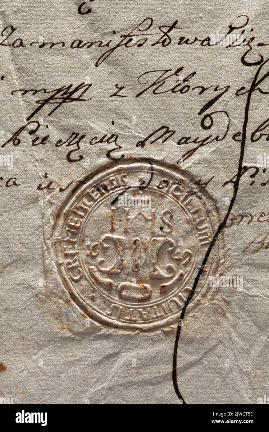 Seals with religious symbols hi-res stock photography and images - Alamy