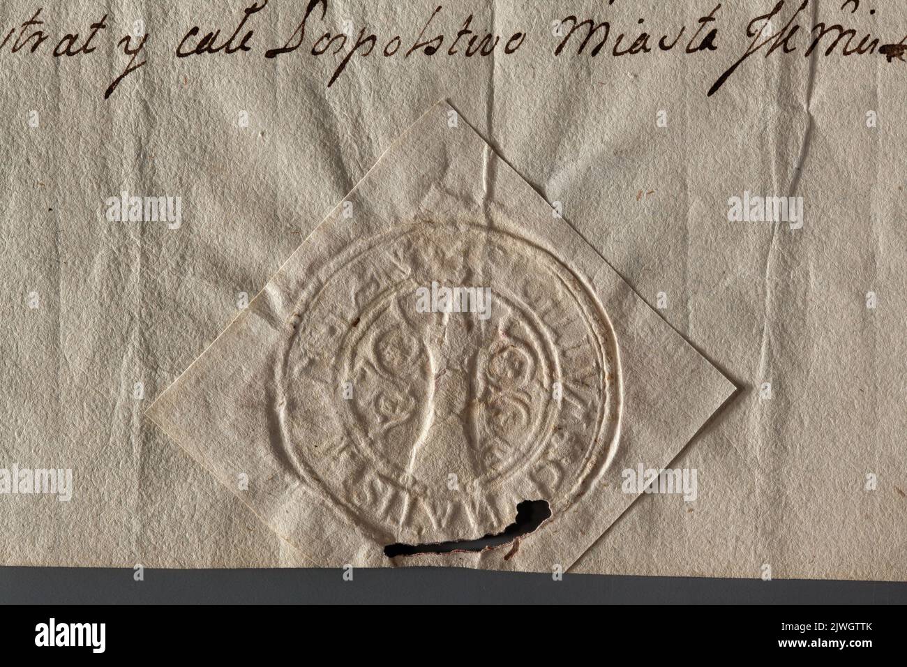 Seals with a towns hi-res stock photography and images - Alamy