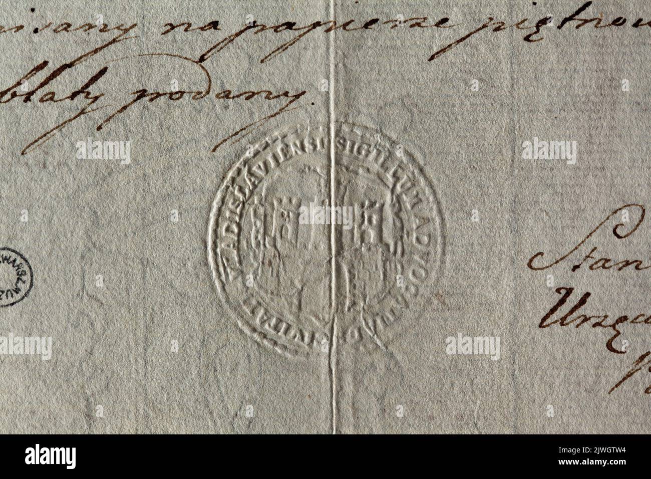 Seals with a towns coat of arms hi-res stock photography and images - Alamy